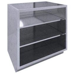 No Doors Base Cabinets | MAC Medical, Inc.